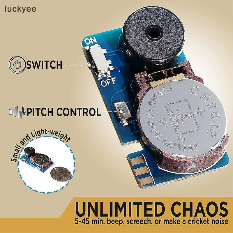 luckyet Passive Active Buzzer Module For Prank Tricky People Diy Kit ...