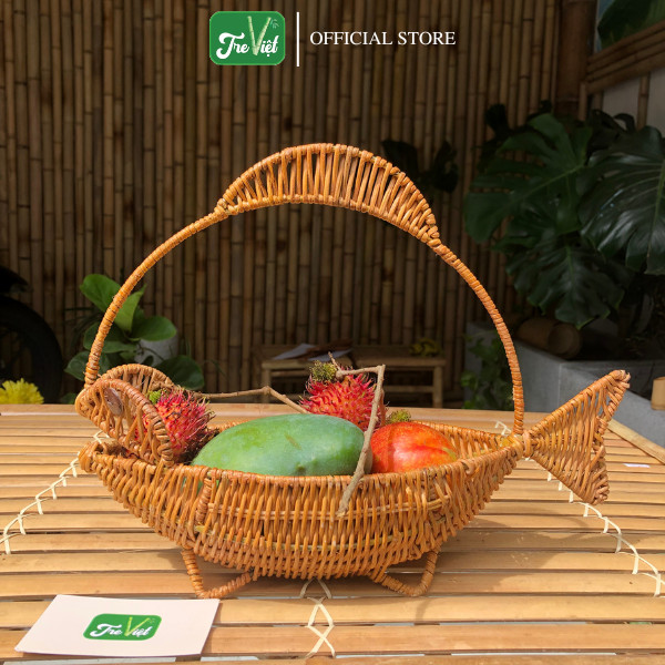 Decorative rattan fish for photography - Fish-shaped rattan basket for ...