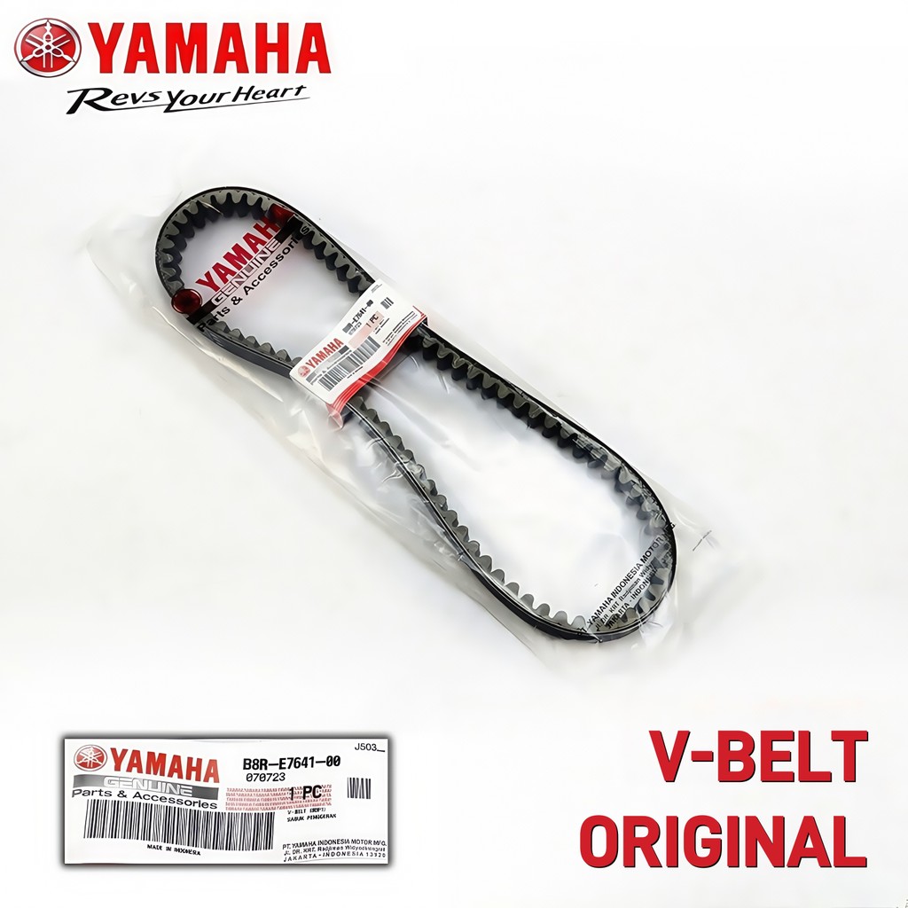 ORIGINAL 100% Yamaha V-Belt Drive Belt B65 / 5TL / 2DP / 2PH For Aerox v2 NMAX V2 Aerox V1 MIO ...