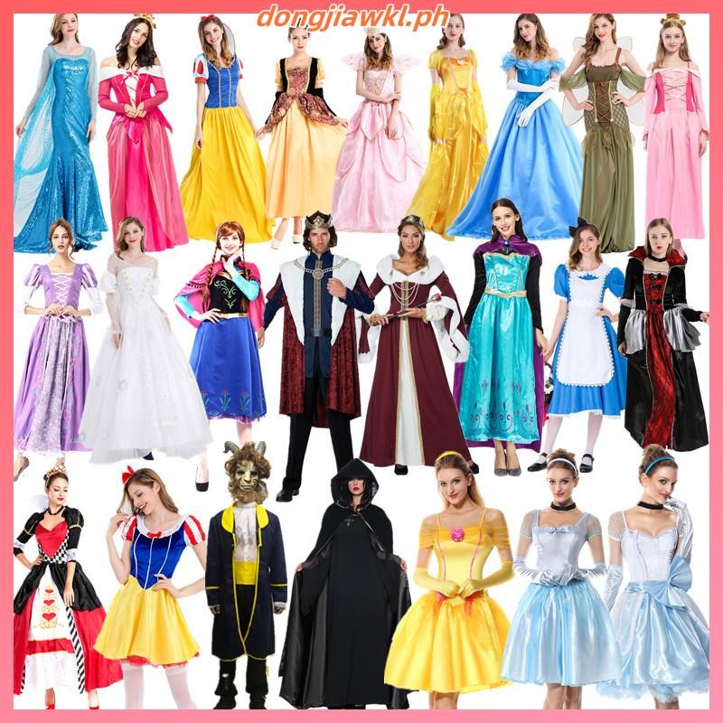 Traditional European Palace Loyal Classic Red King Queen Cosplay ...