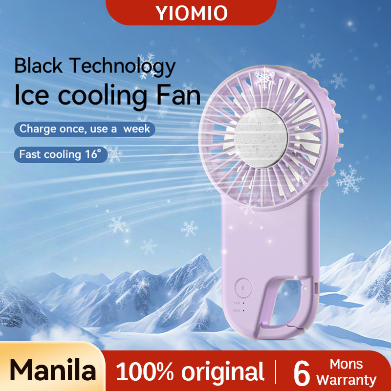 YIOMIO Mini Fan Electric Fan Rechargable Fan Desktop Fans Travel ...
