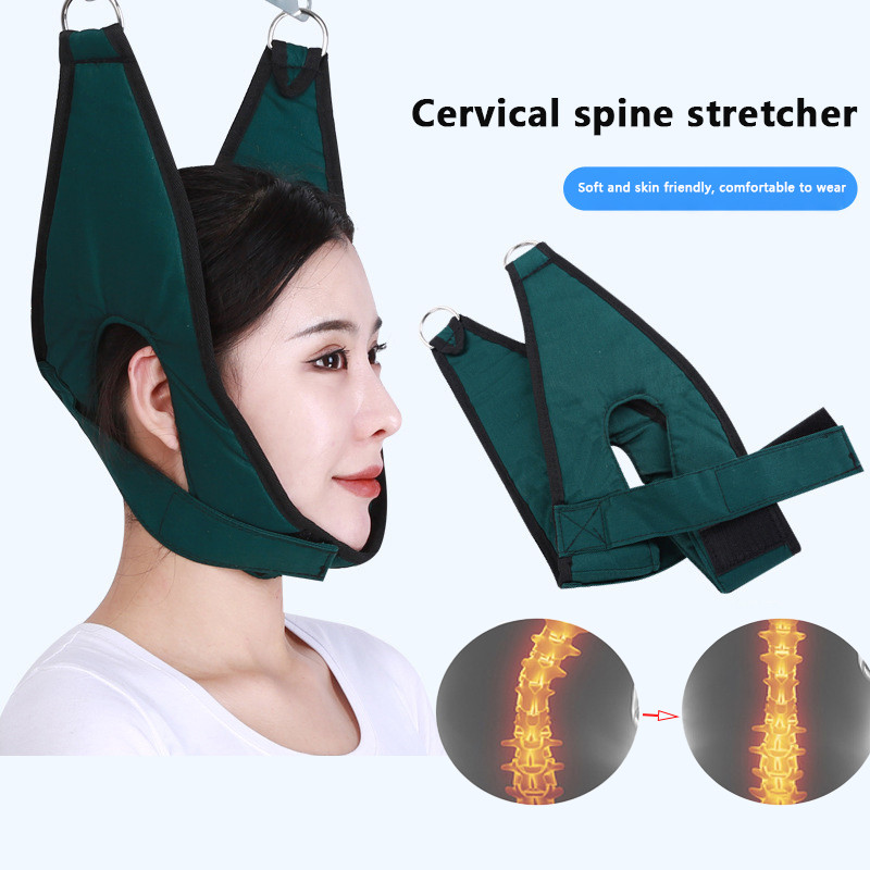 Adjustable Hanging Neck Traction Pain Relief Portable Cervical Traction ...