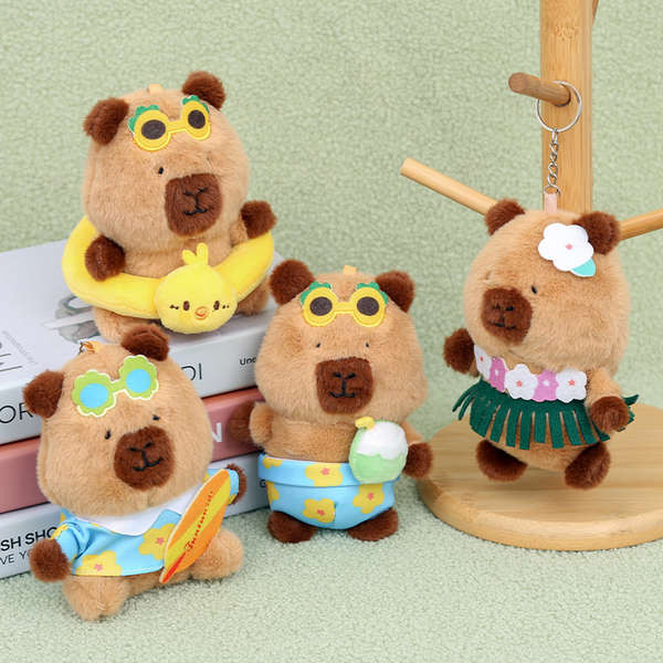 keychain hook keychain couple keychain capybara keychain Carpillar ...