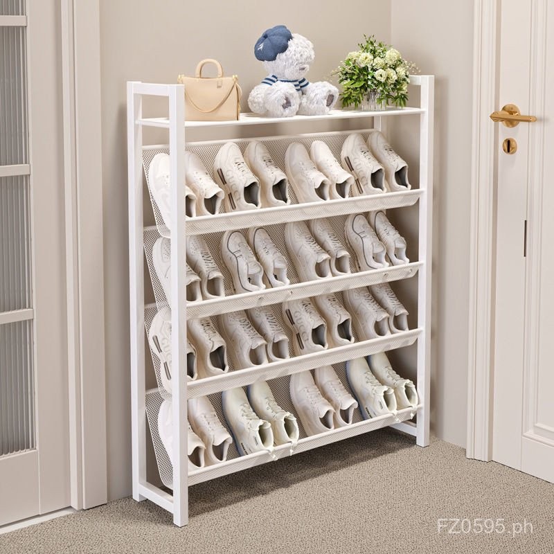 Shoe Rack Floor Multi-Layer Aisle Ultra Narrow behind the Wall Door ...