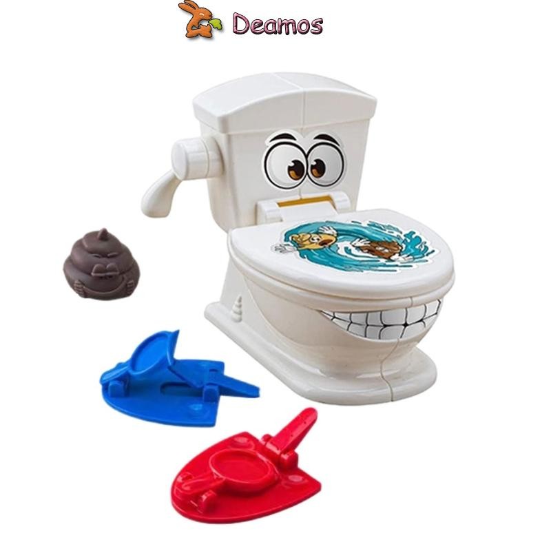 DE Toilet Trick Toy Flush Halloween Poop Stool Toy Fun Prank Realistic ...