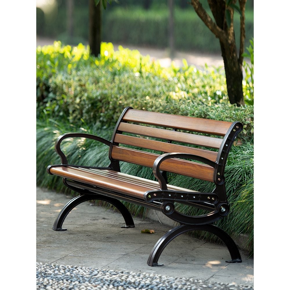 Park Chair Outdoor Long Chair Leisure Anti-Corrosion Wood Plastic ...