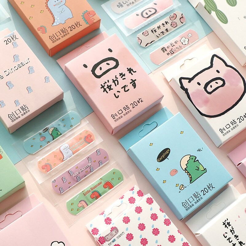 Cartoon Cute Band Aid for Kids First Aid Emergency Cute Bandage Sticker ...