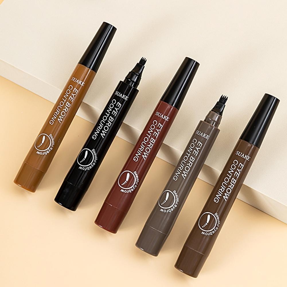 Four Forked Eyebrow Pencil One Word Eyebrow Pencil Lasting Waterproof ...