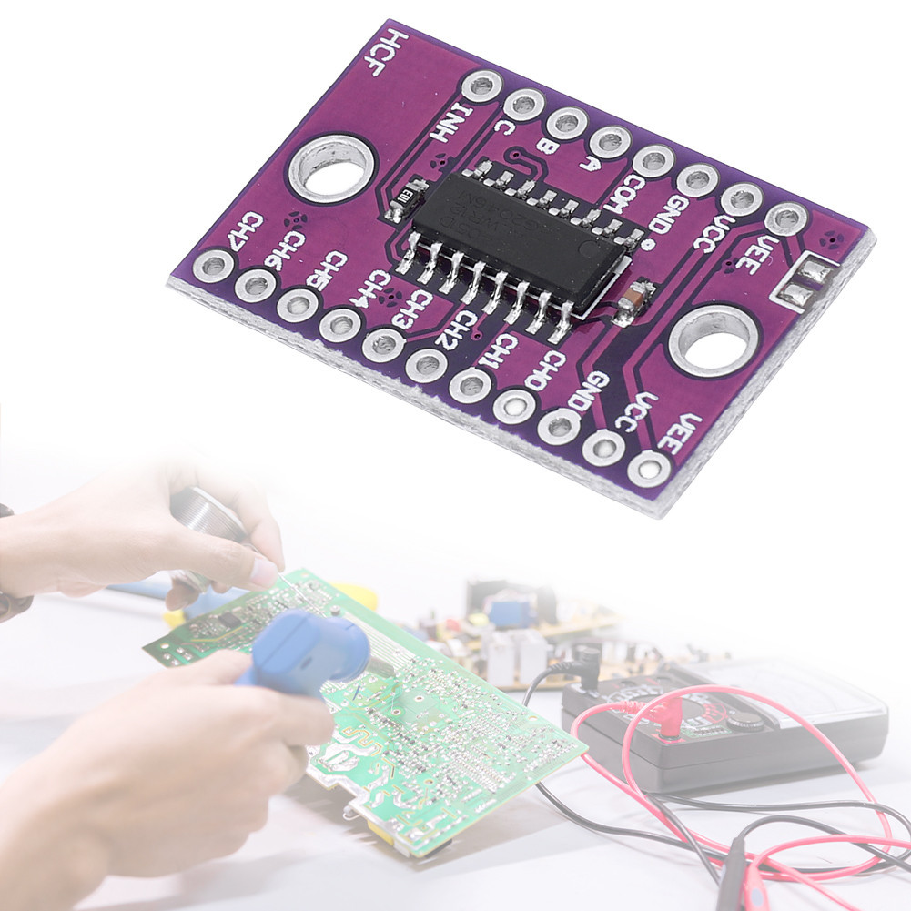 74HC4051 CD4051 Single 8-Channel Analog Multiplexer Selector Module for Arduino | Shopee Philippines