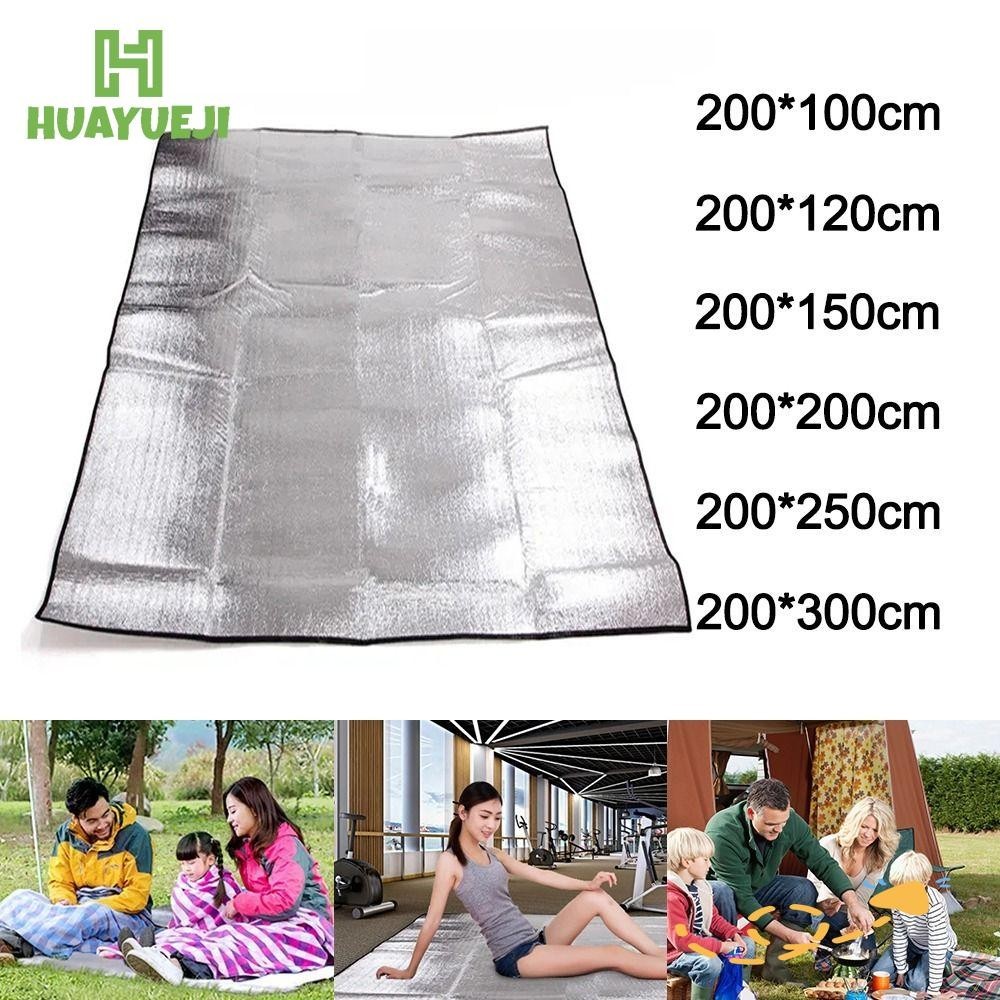 HUAYUEJI Camping Mat, Tent Footprint Reflecting Heat Thermal Insulation ...