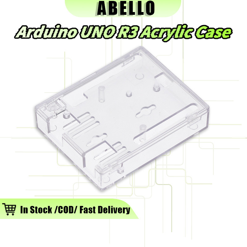 80 x 65mm Arduino UNO R3 Case 3mm Thickness Clear Acrylic Case For ...