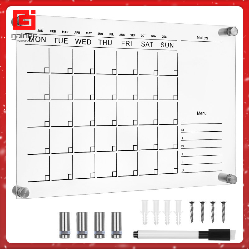 Whiteboards Weekly Planner Markers Desk Calendar Acrylic Frame Signs ...