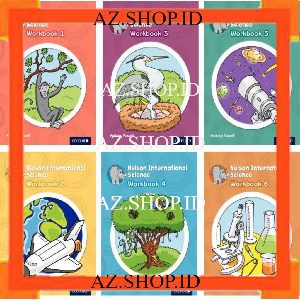 Nelson International Science Workbooks 1-6 / Black & White/ | Shopee ...