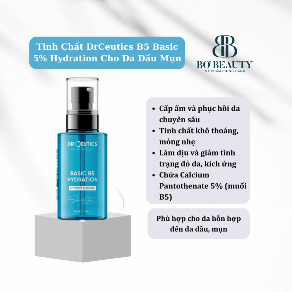 Drceutics B5 Basic Hydration 5% DrCeutics For Oily Skin - LIMITED ...