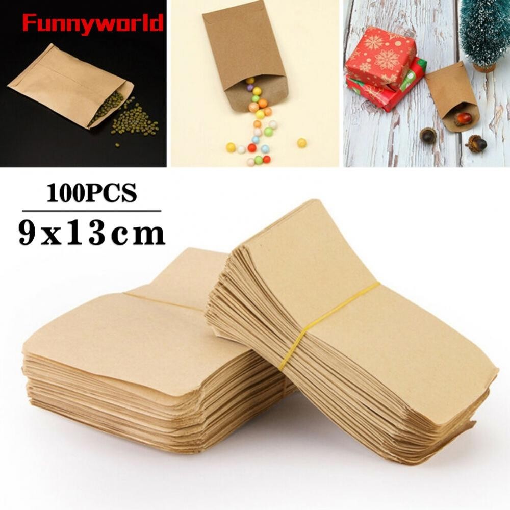 Paper Bags Seed Paper Bags Kraft Paper Bags Birthday 9*13CM High ...