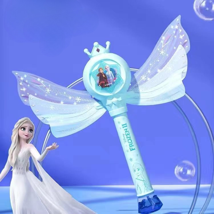 2024 New Style Frozen Fairy Magic Wand Influencer Bubble Machine ...