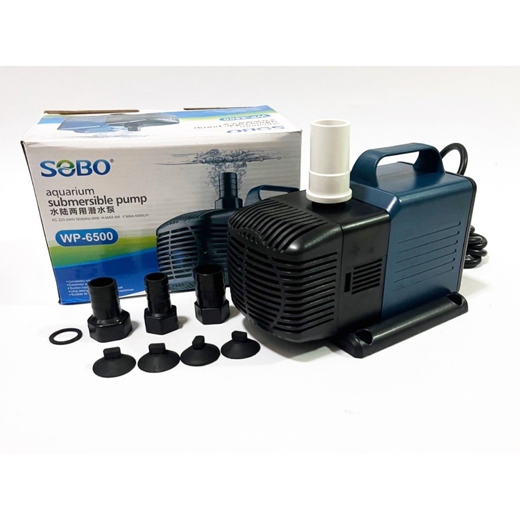SOBO WP6500 Aquarium Water Pump Is Connected To A Skimmer WP-6500. | Shopee Philippines