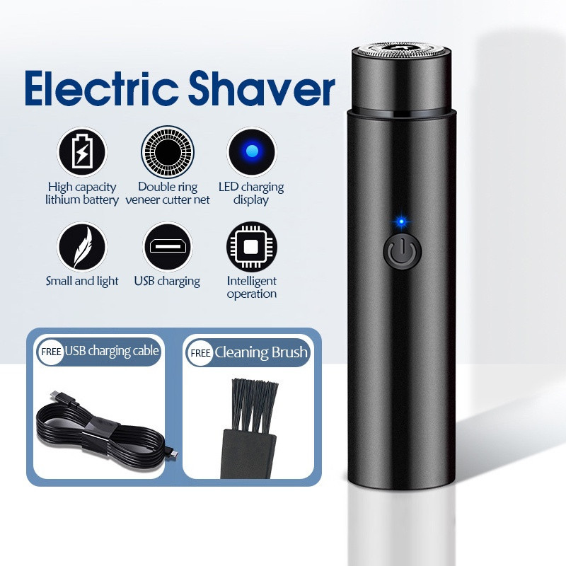 WM-Mini Shaver Travel Trim Portable USB Charging Trimmer Men's Mini ...