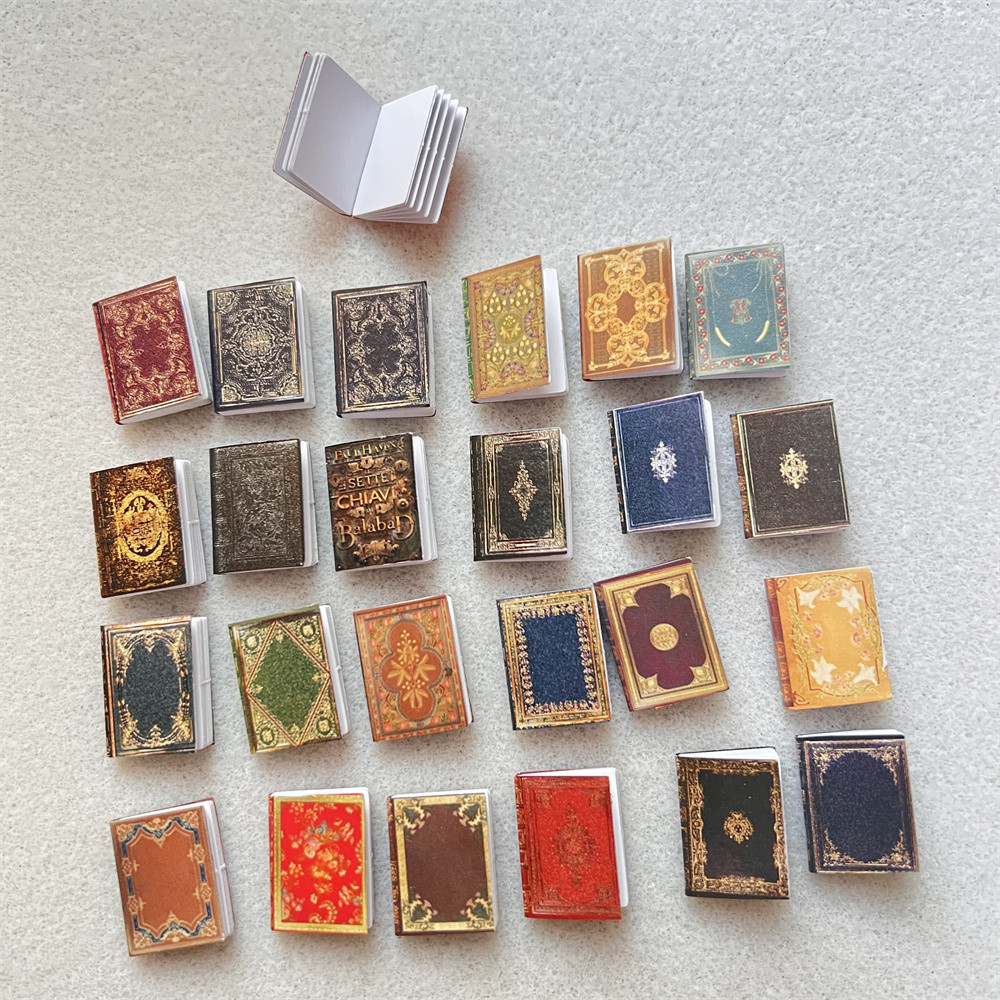 30pcs Books Set Miniature Dollhouse Books Mini Books Model Dollhouse ...