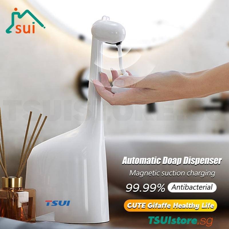 Cute Giraffe Automatic Foam Soap Dispenser Induction Hand Washing ...