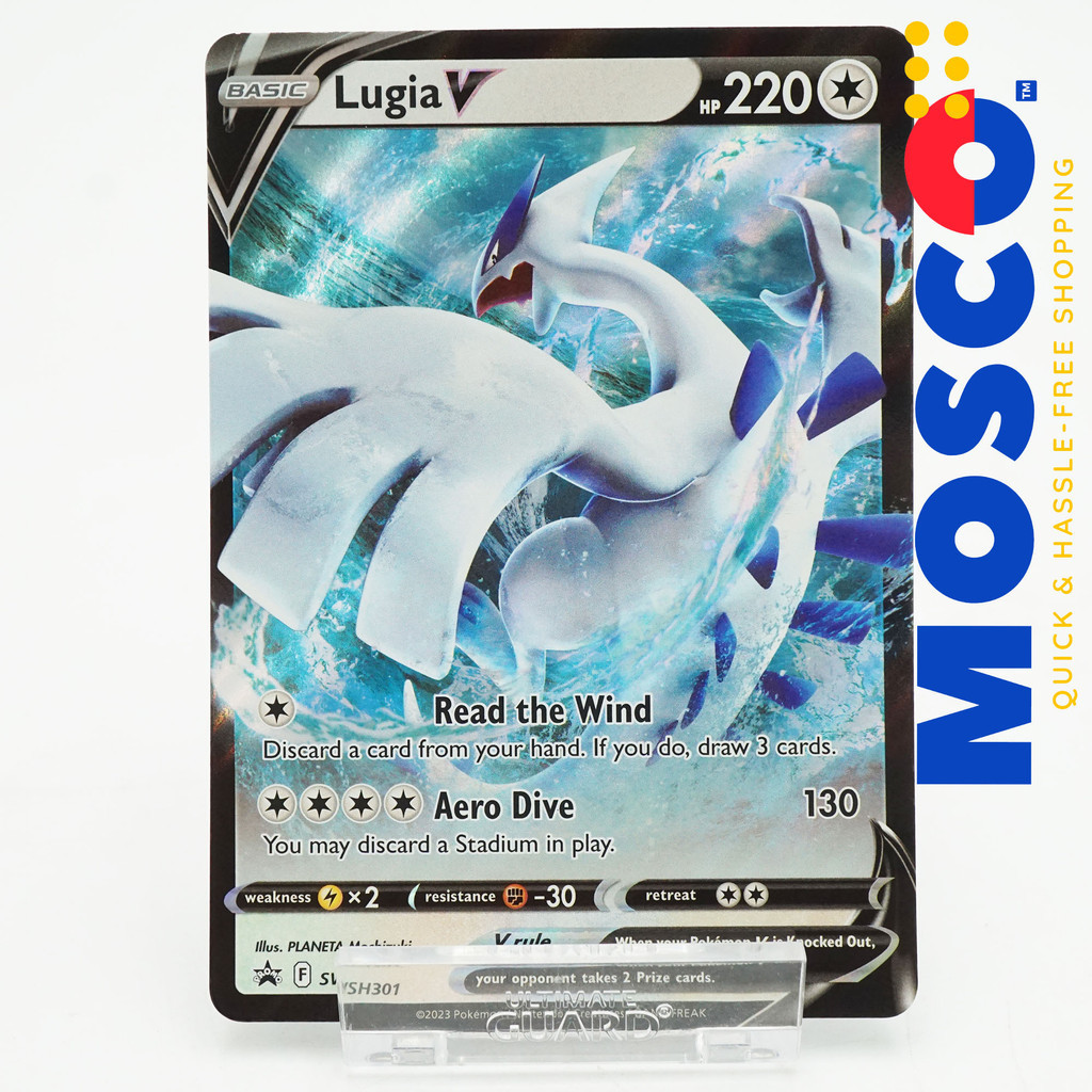Lugia V - SWSH301 - Ultra Rare Promo Pokemon Sword & Shield | Pokemon ...