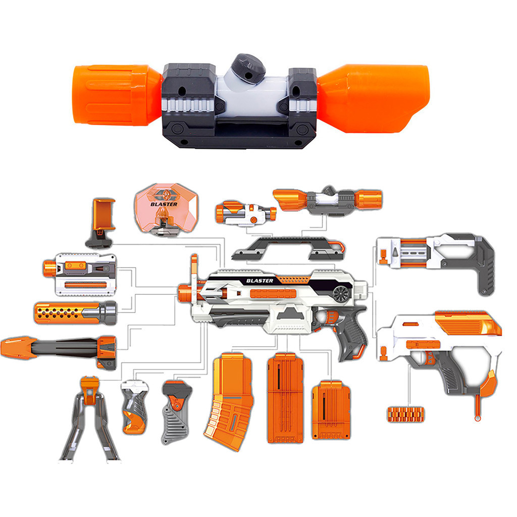 Scope Sight Sighting Spotting Scope Attachment for Modify Toy - Orange ...