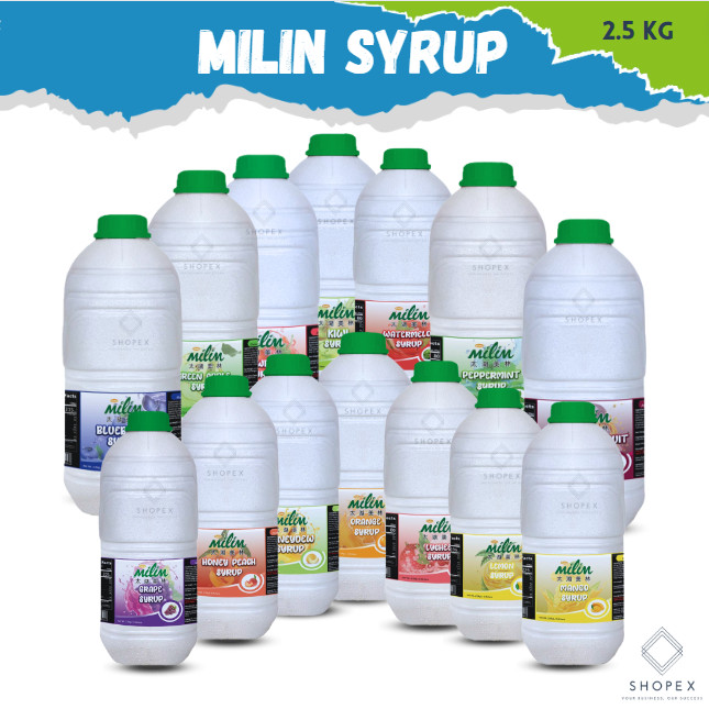 Milin Syrups 2.5kg / Milin Concentrated Fruit Syrup 2.5kg / Fruit Tea ...