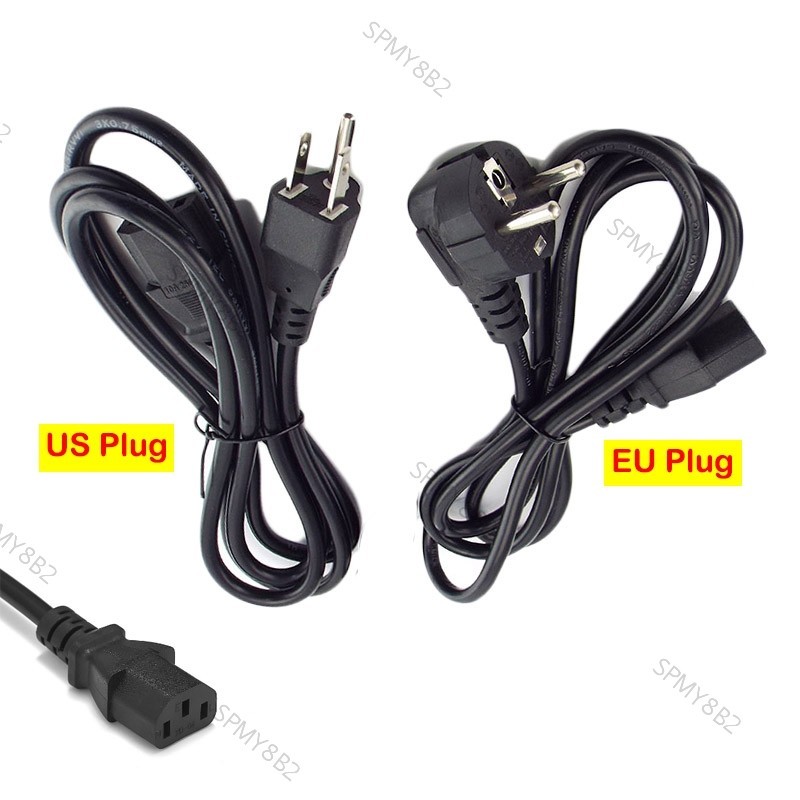 Extension Cord IEC C13 Power Cable 1.5m 18AWG Computer Power Supply ...