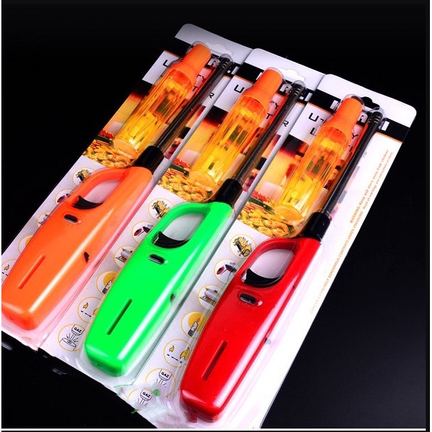 GAS STOVE LIGHTER kitchen lighter Refillable Long-Reach Barrel Gas ...