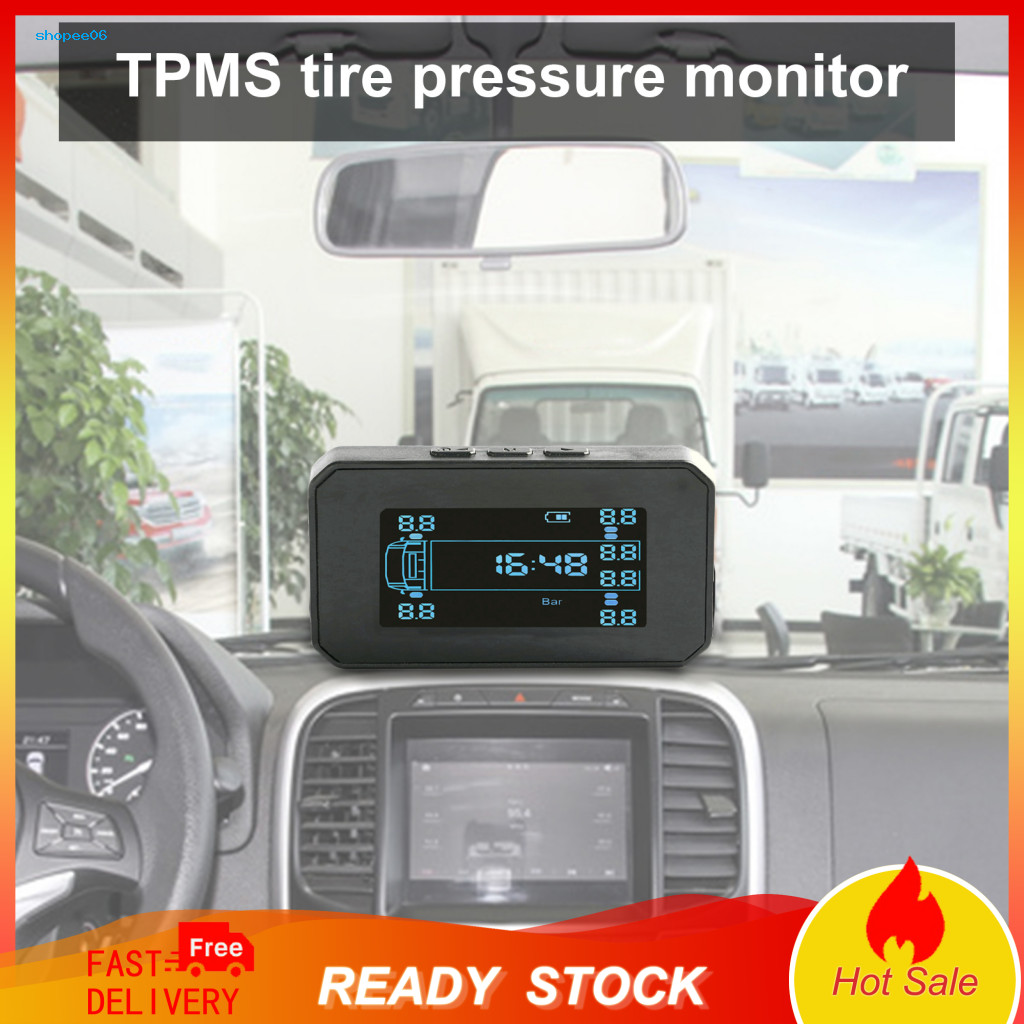 JJAM TPMS Monitor Real-time Clock Display 8/12/15 Bar Portable Solar ...