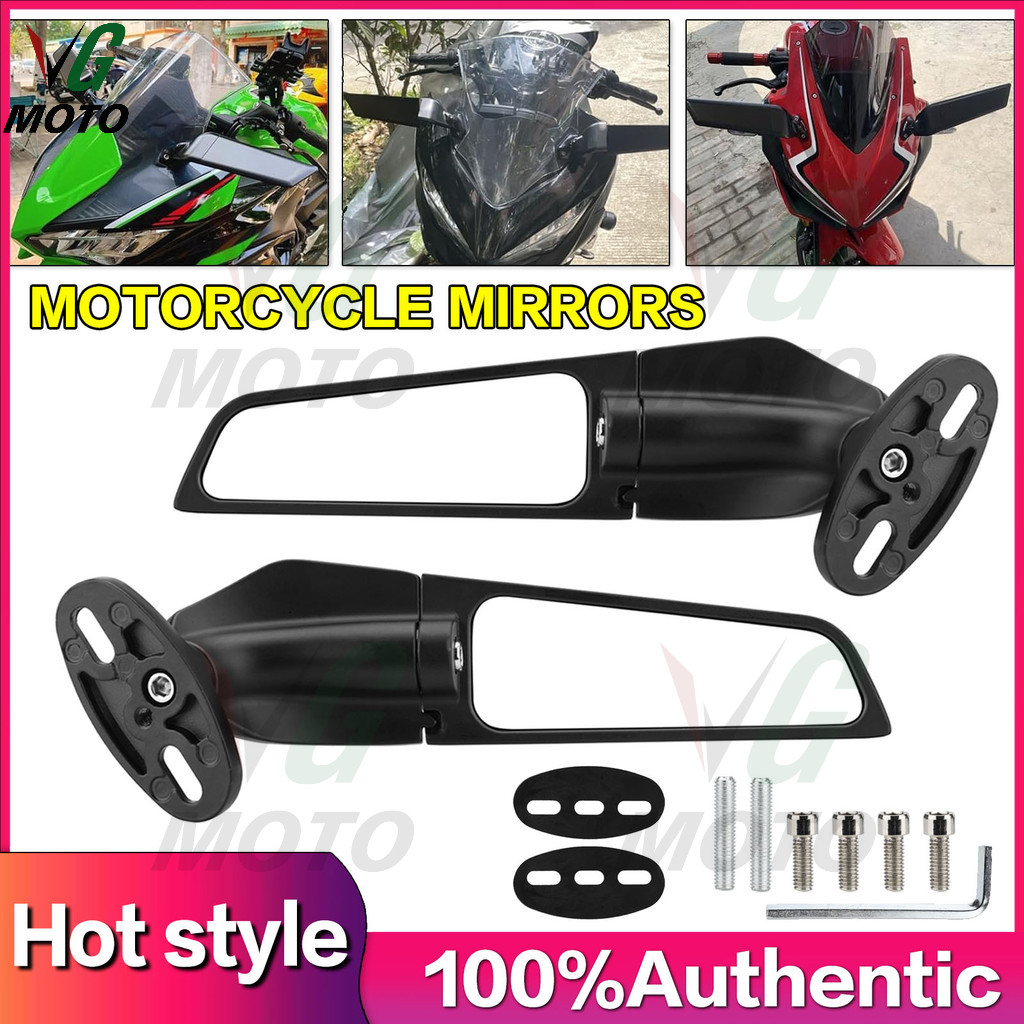UNIVERSAL WINGLET ALLOY NINJA STEALTH MIRROR H3249 / L3248 WIND WINGS ...