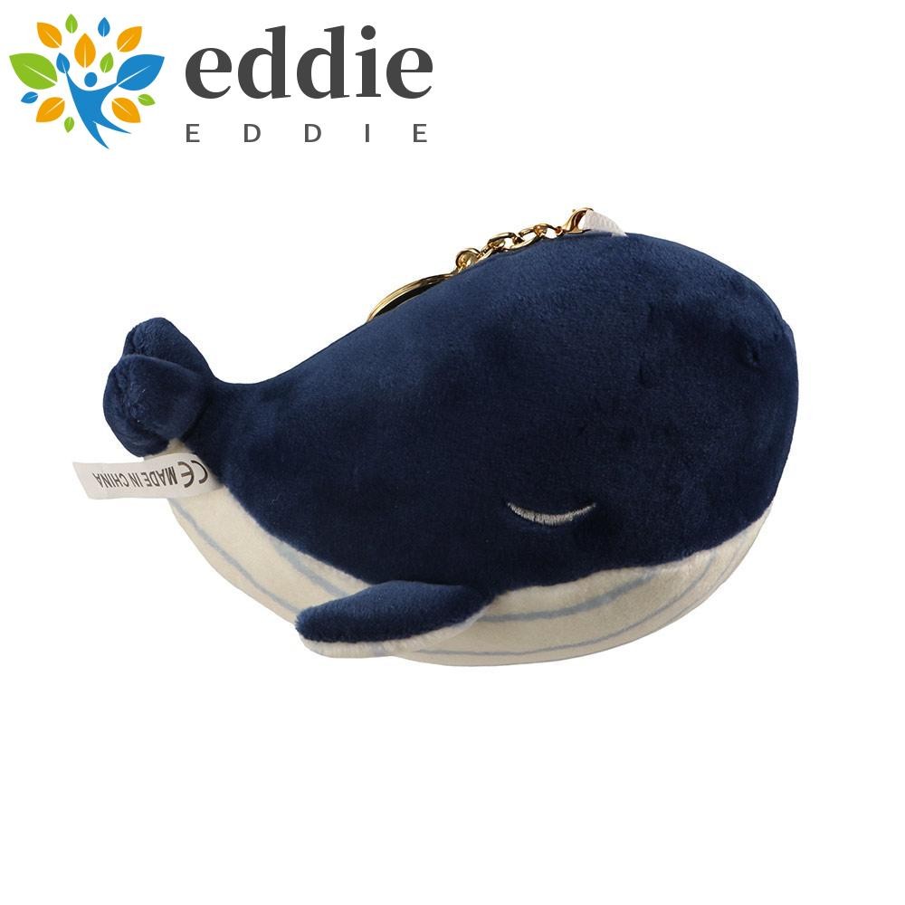 26EDIE Plush Whale Keychain, PP Cotton Fluffy Animal Whale Small ...