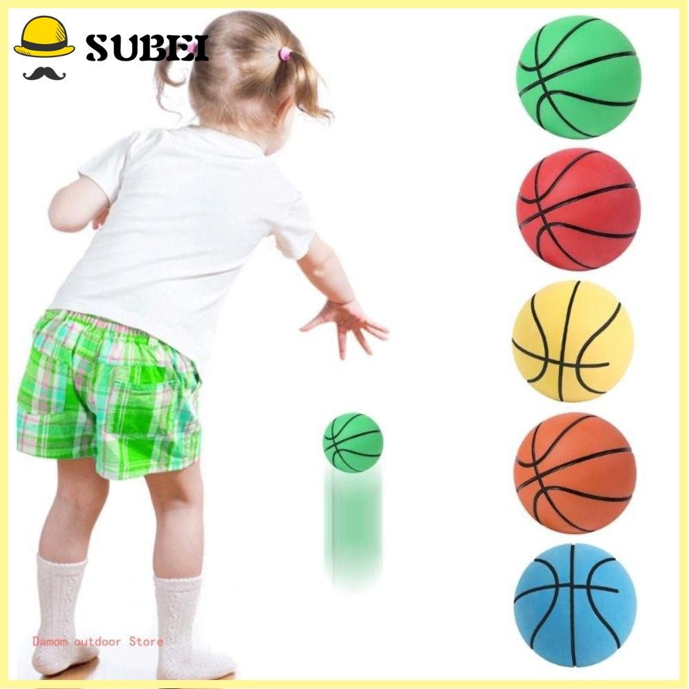 SUBEI1I Mini Rubber Basketball, Ultra-high Elastic Hand Stress Ball ...