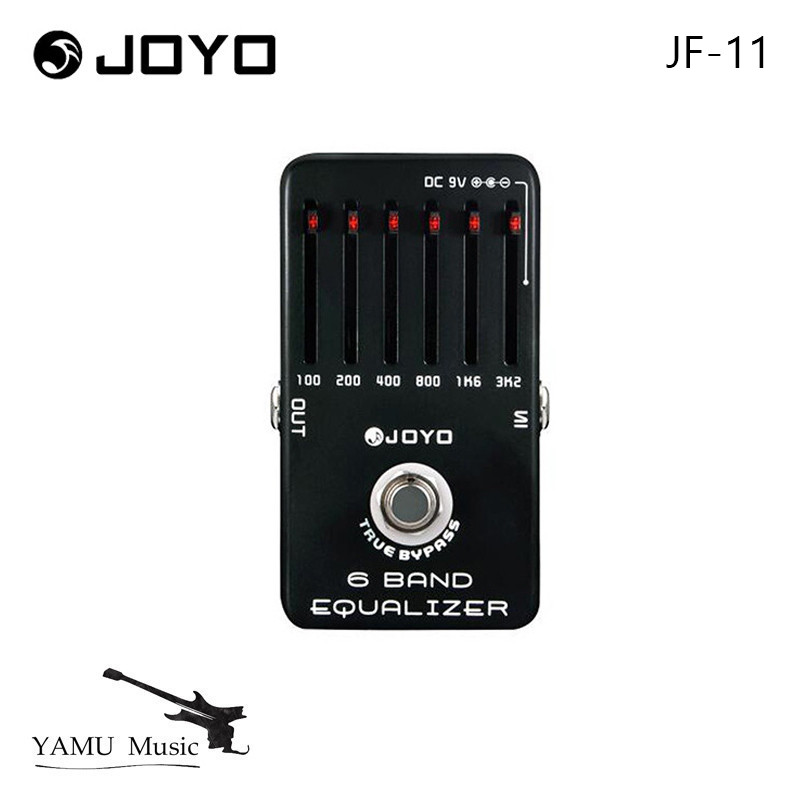 JOYO JF-11 6 EQ Equalizer Guitar Effects Pedal/Adjust Bass & Mid & High ...