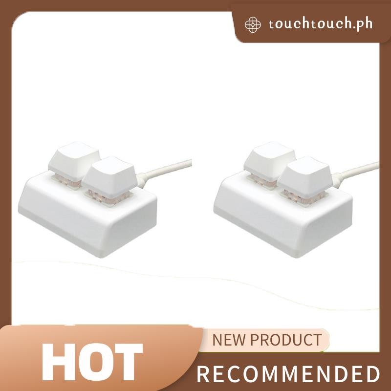 2X 2 Keys Macro Programming Keyboard RGB Mini Keyboard Gaming Drawing Red Switch Custom Keyboard ...