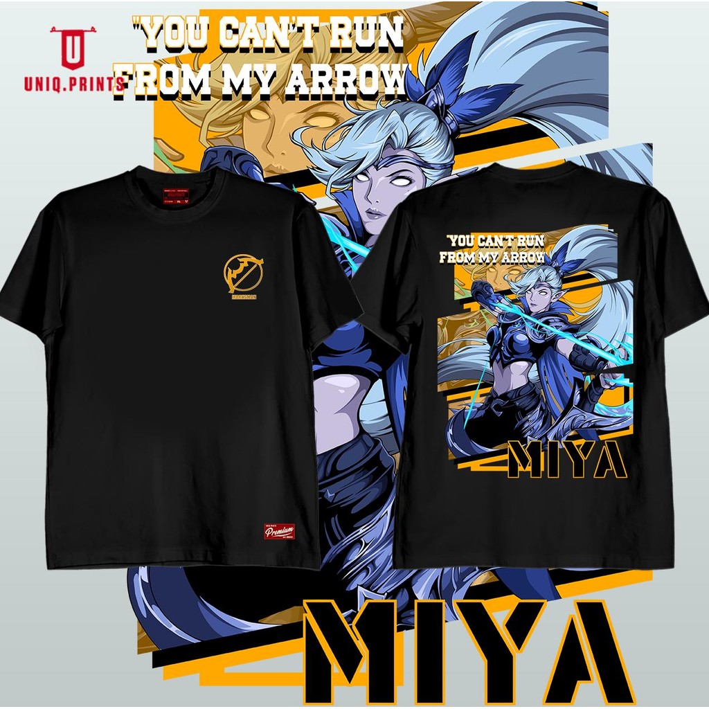 UNIQ.PRINTS MARKSMAN MIYA MOBILE LEGENDS COLLECTION GRAPHIC TSHIRT FOR ...