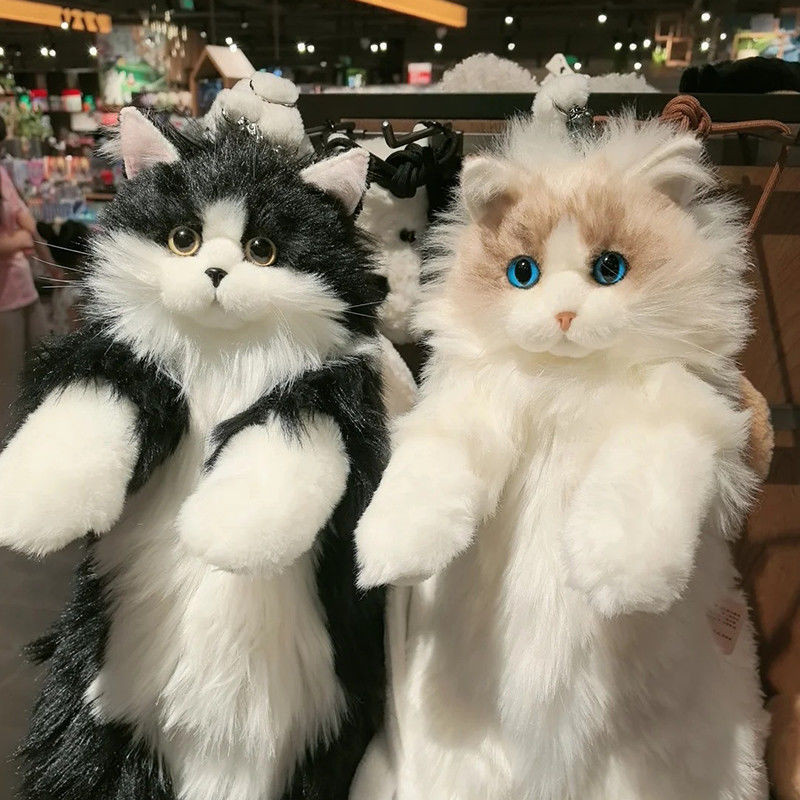 Cat Doll Simulation Simulation Animal Backpack Cute Plush Simulation ...