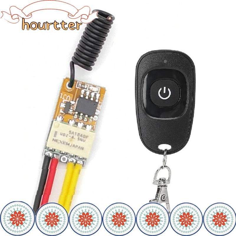 Push Button Saving Mini Relay Contact Receiver RF Wireless Switches ...