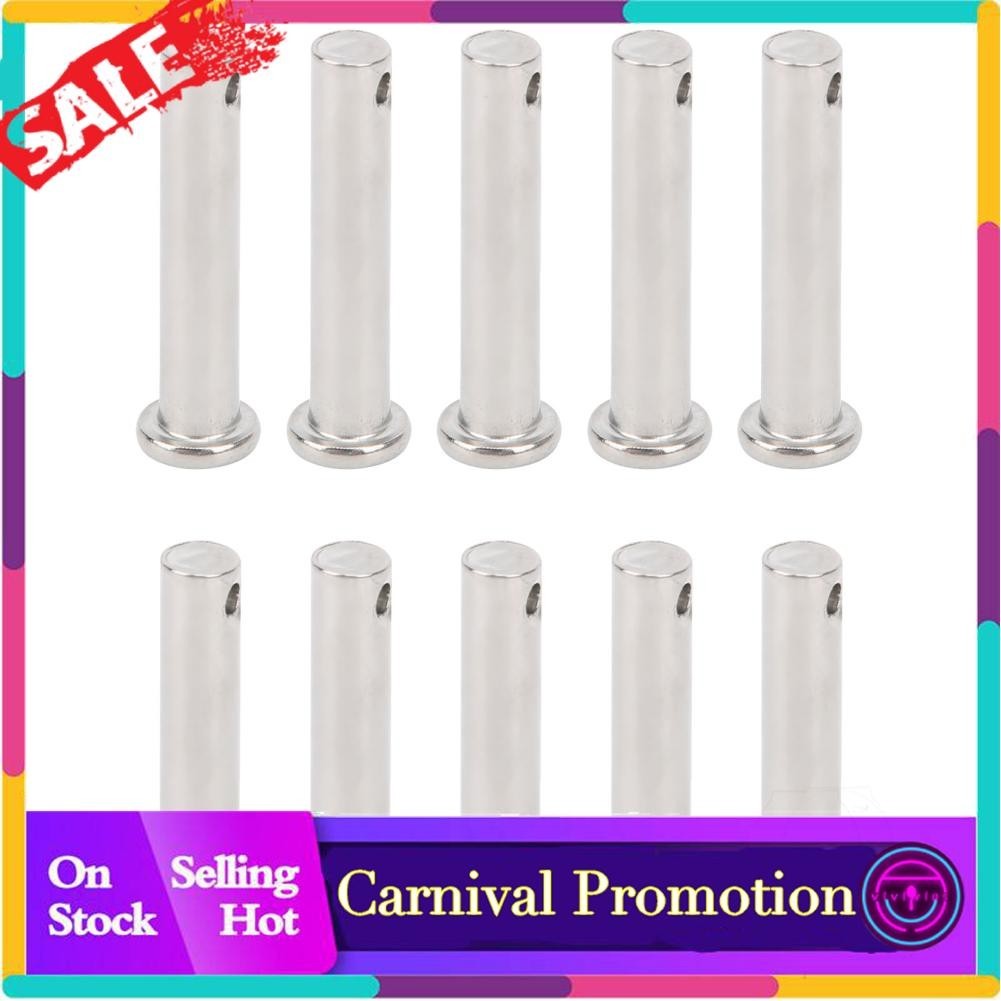 Round Clevis Pins Flat Head Polished Surface for Linear Moving Parts ...