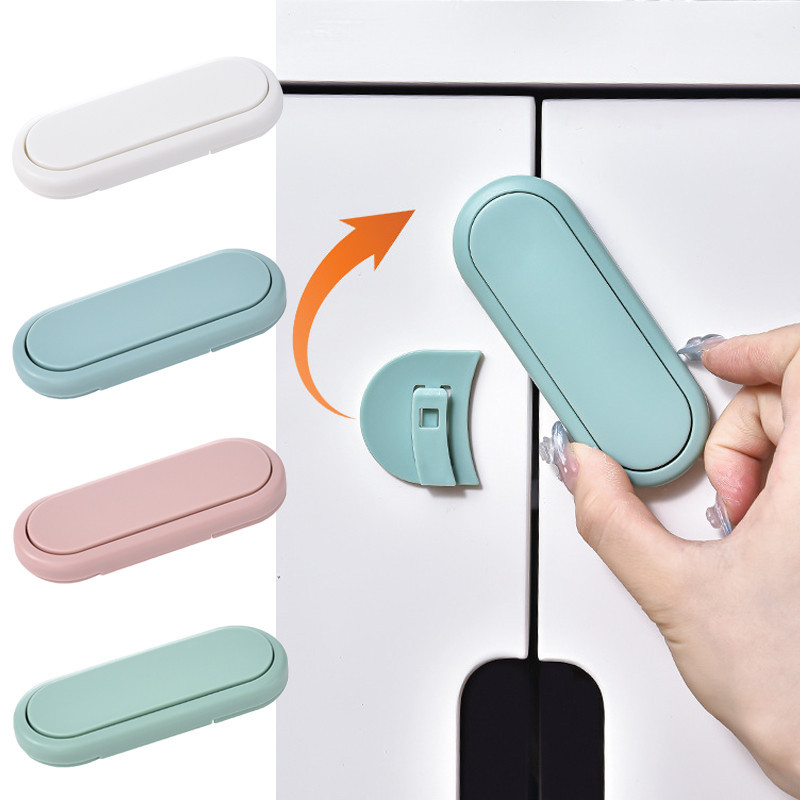 Plastic Kids Safety Door Lock/ Baby Security Protection Drawer Door ...