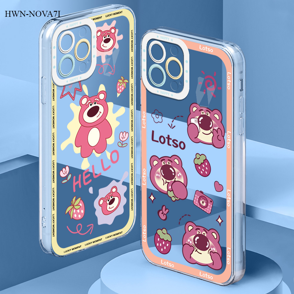 Huawei Nova 5t 7i 7 SE For Cases Cartoon Lotso Bear Phone Case Soft ...