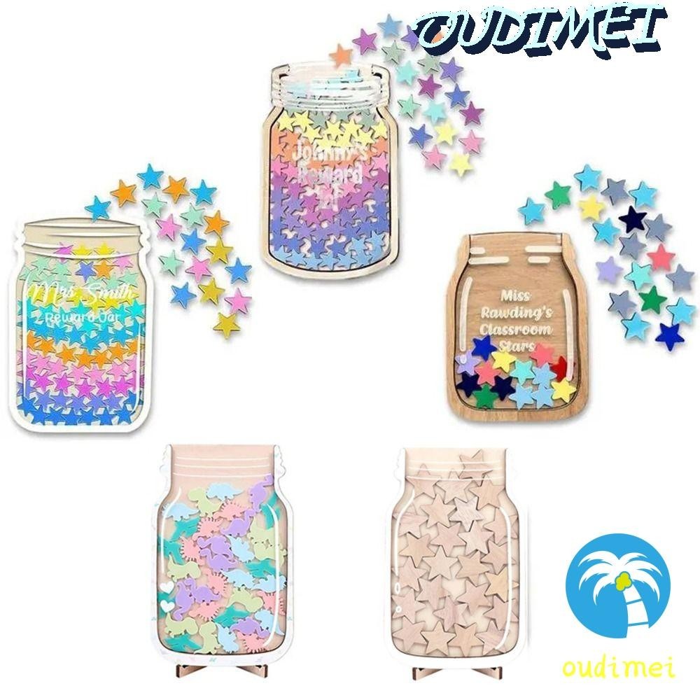 OUDIMEI Kids Star Reward Jars, Individuation Heart Positive Behavior ...