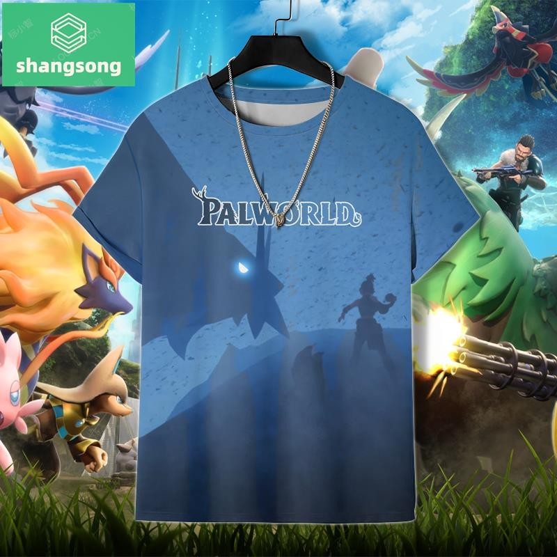 2024 Palworld Baju Tshirt Lelaki Thailand Viral Palworld - Steam Game ...