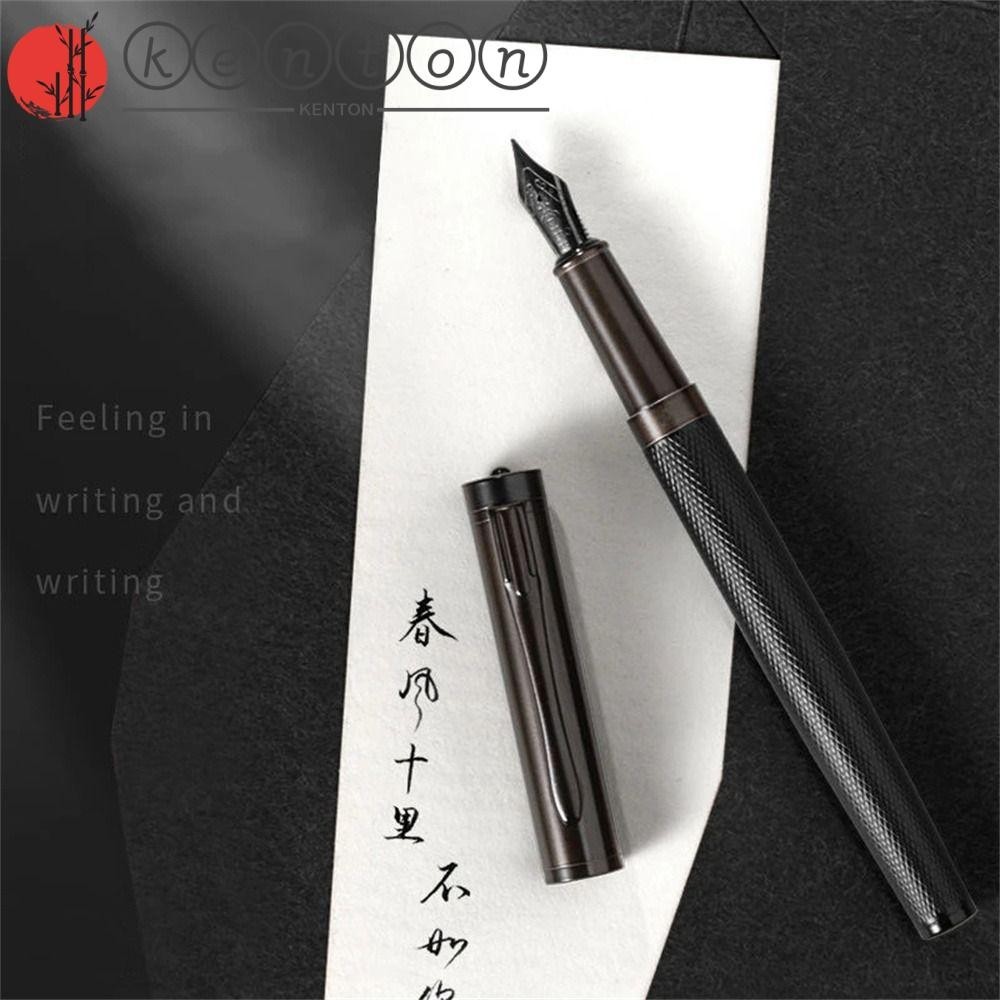 KENTON Fountain Pen Ef/F Nib School Gift Pen Extra Fine Black Forest ...