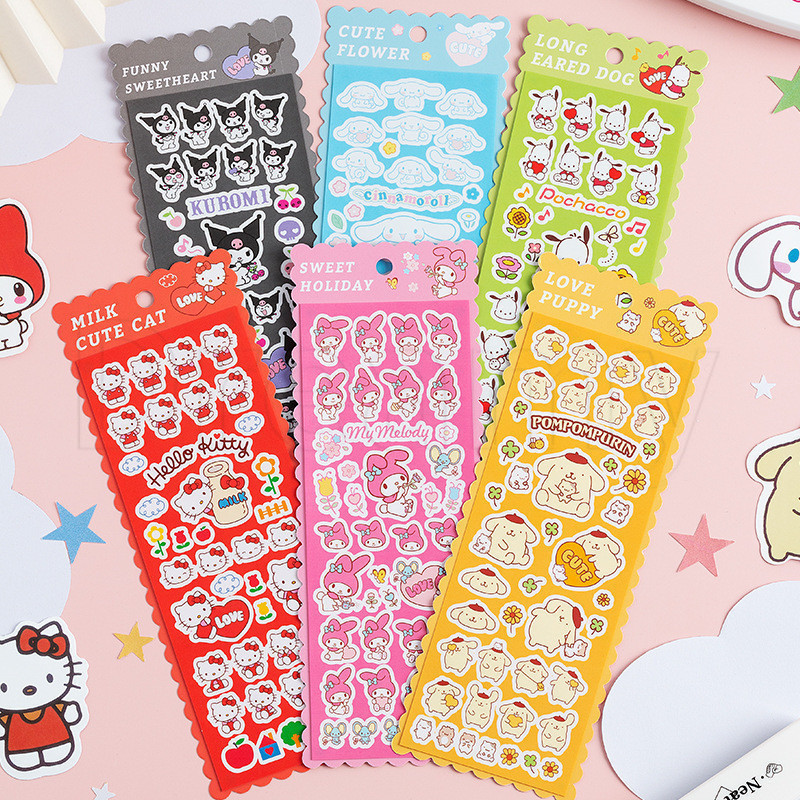 Sanrio Stickers - Cheese Sweetheart Series Stickers - Diary Decoration ...