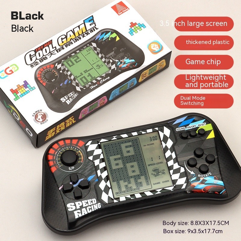 Big Screen Lcd Classic Handheld Game Machine Brick Game For Kids Brick ...