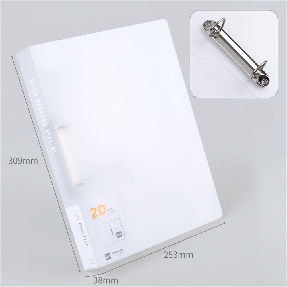 A4 Loose-Leaf Folder 4-Hole D-Type Punch Clip Binder Document Binders ...
