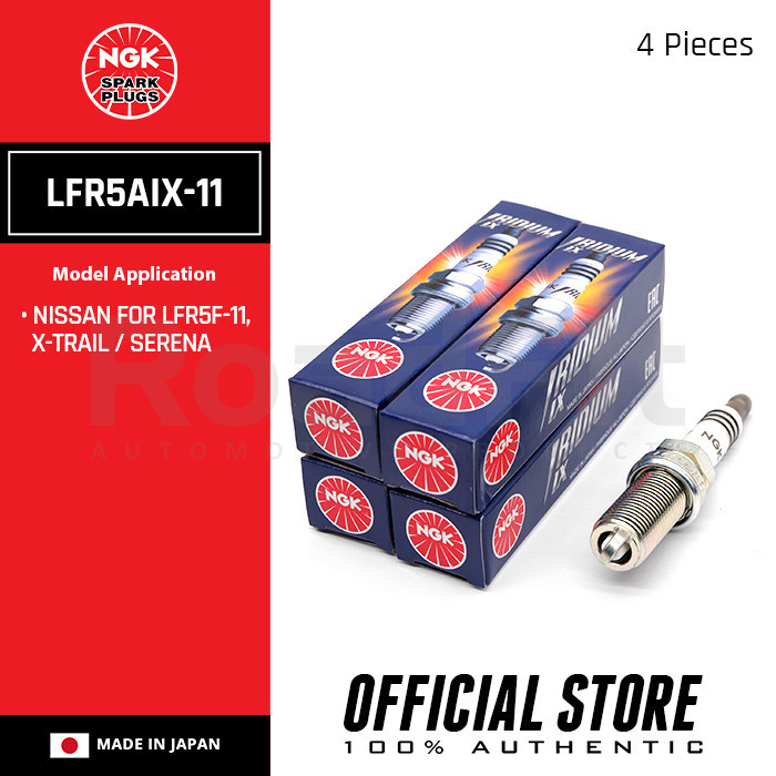 NGK LFR5AIX-11 Iridium IX Spark Plugs For LFR5F-11, Mitsubishi Lancer, Mirage, Xpander, Nissan ...