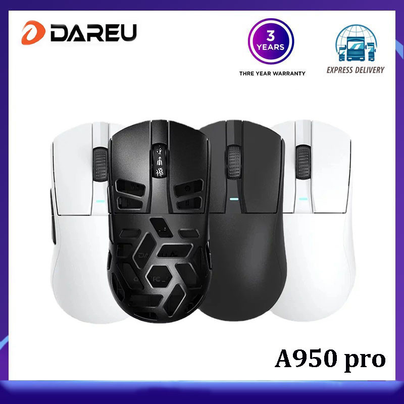 Dareu A950 pro Wireless Mouse Three-mode Bluetooth Paw3395 26 | Shopee ...