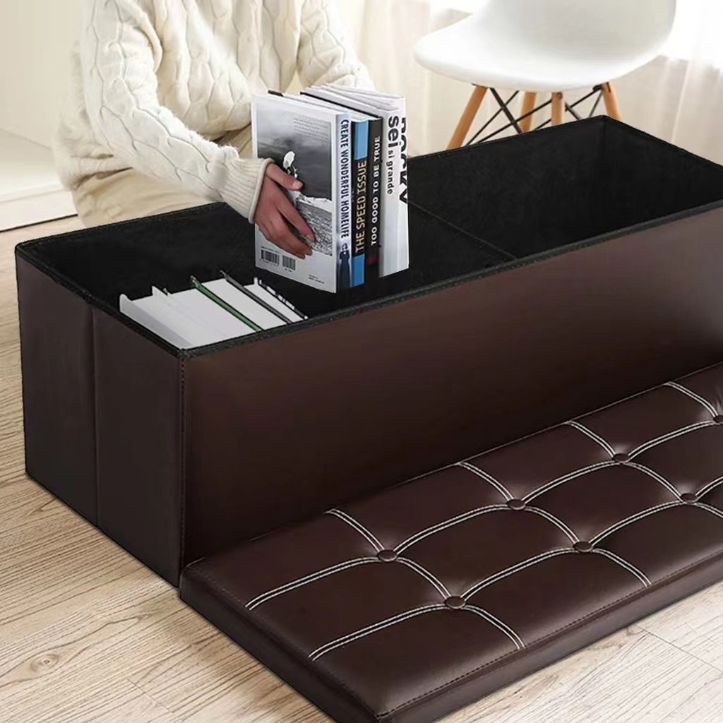Sofa storage stool rectangular storage stool sitting adult sofa folding ...